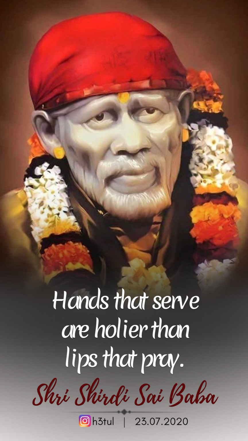 Sai Baba Please Hold Our Hands- Anonymous Sai Devotee | Prayers to ...